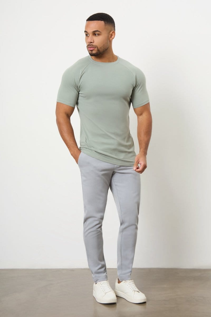 Muscle Fit T-Shirt in Sage